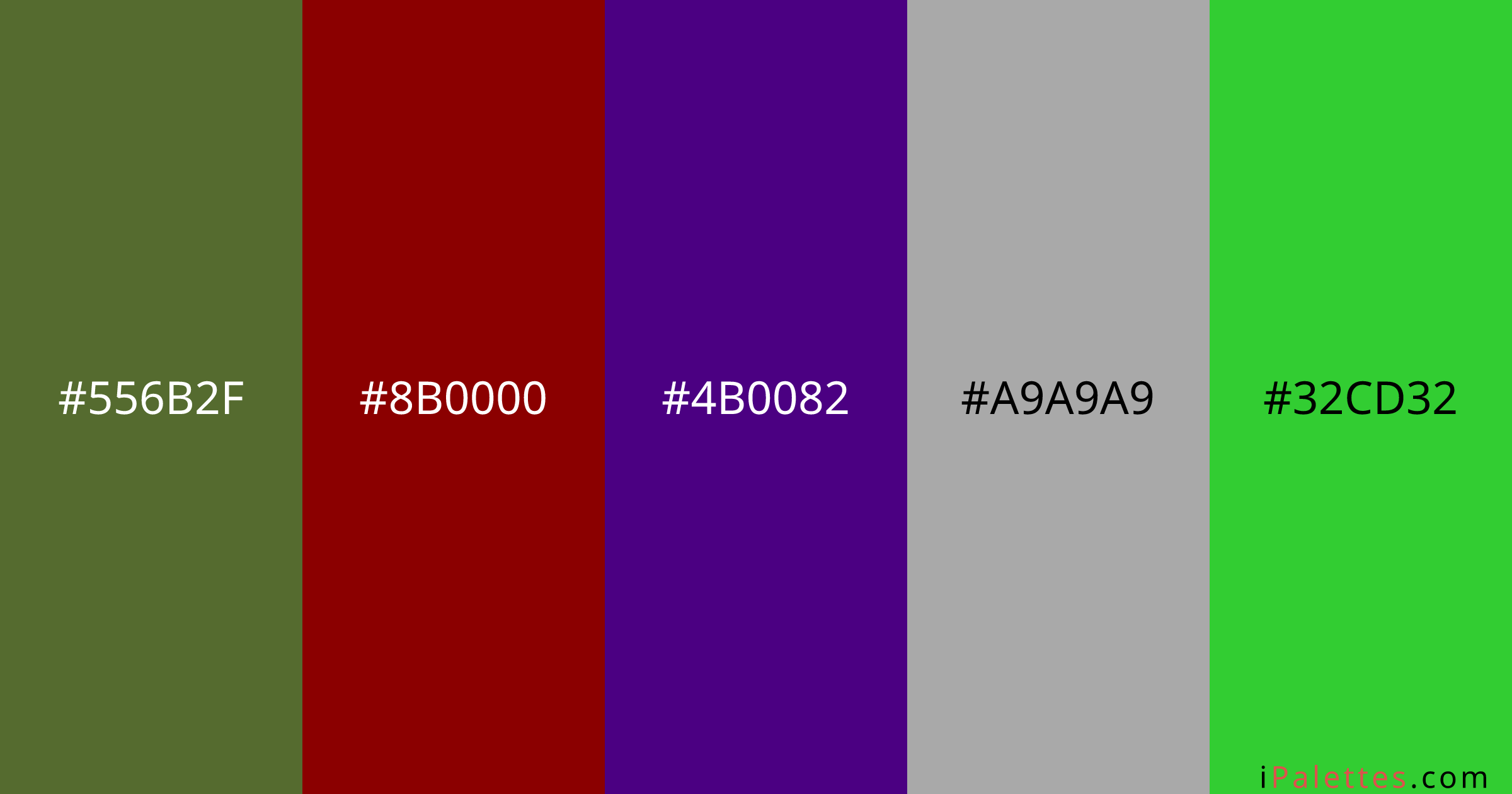 Marvel rivals bruce-banner Color Palette and colors #556B2F #8B0000 ...