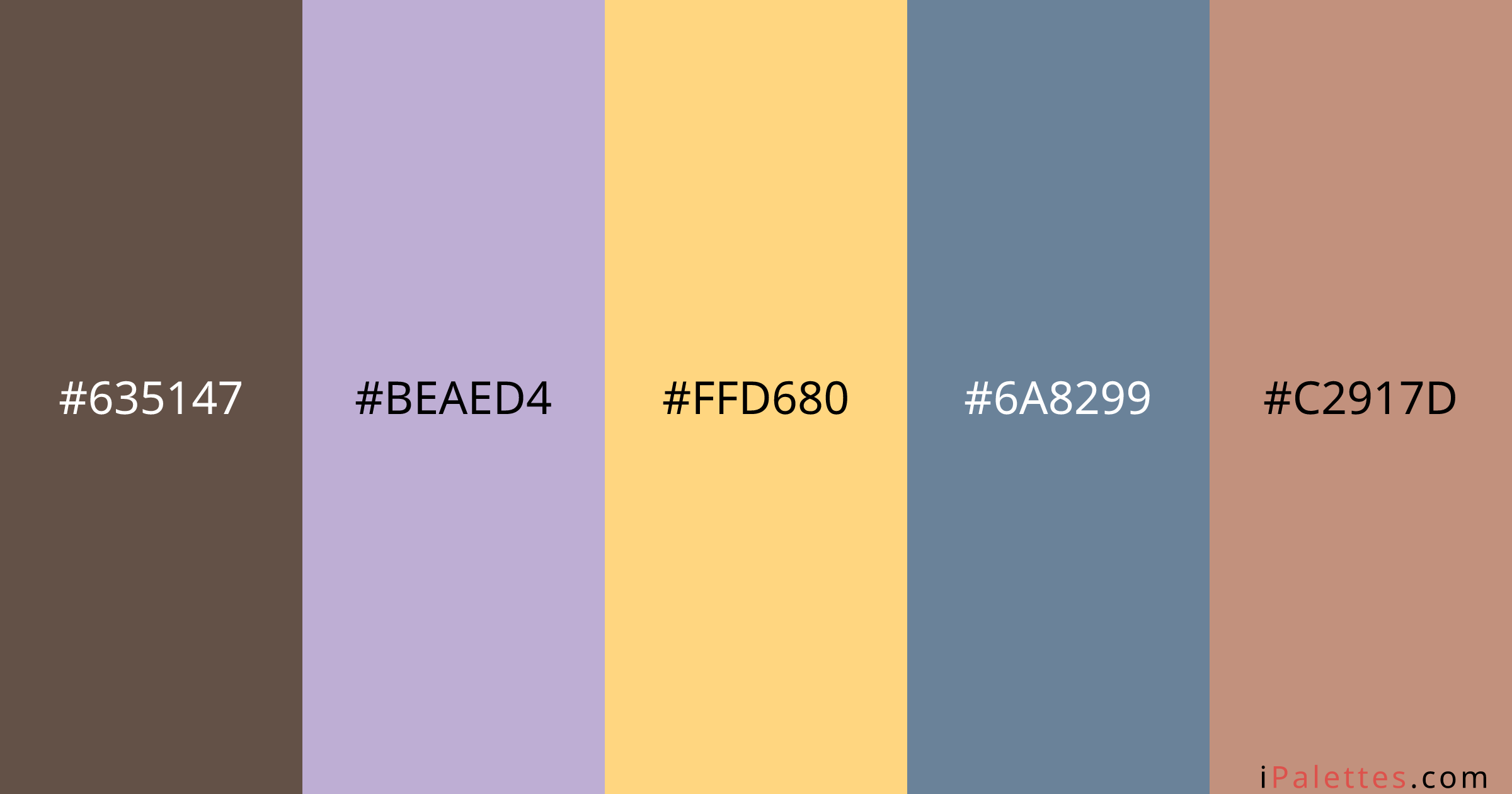 DANDY from Dandys World Color Palette and colors #635147 #beaed4 # ...