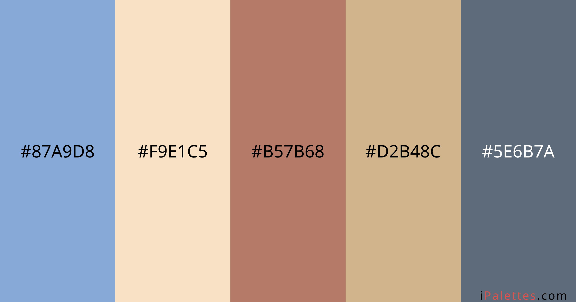 Interior blue jeans beige brick peebles Color Palette and colors ...