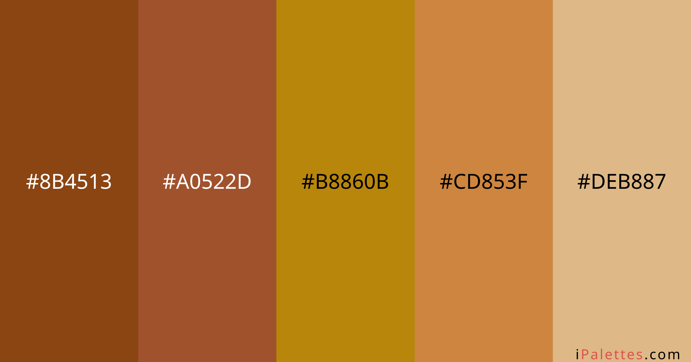 Recette roti de Color Palette and colors #8B4513 #A0522D #B8860B # ...