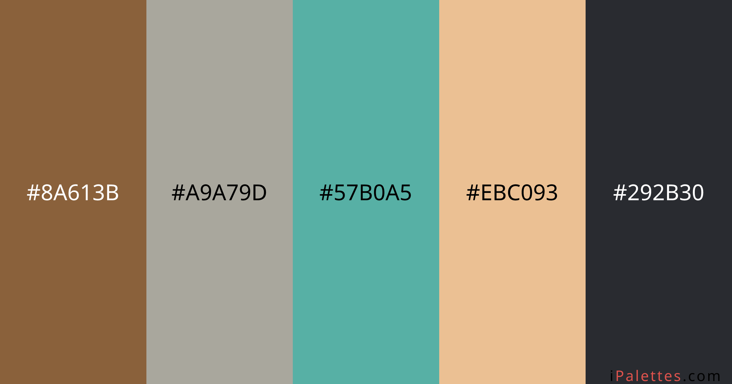 Tears of the kingdom Color Palette and colors #8a613b #a9a79d #57b0a5 # ...