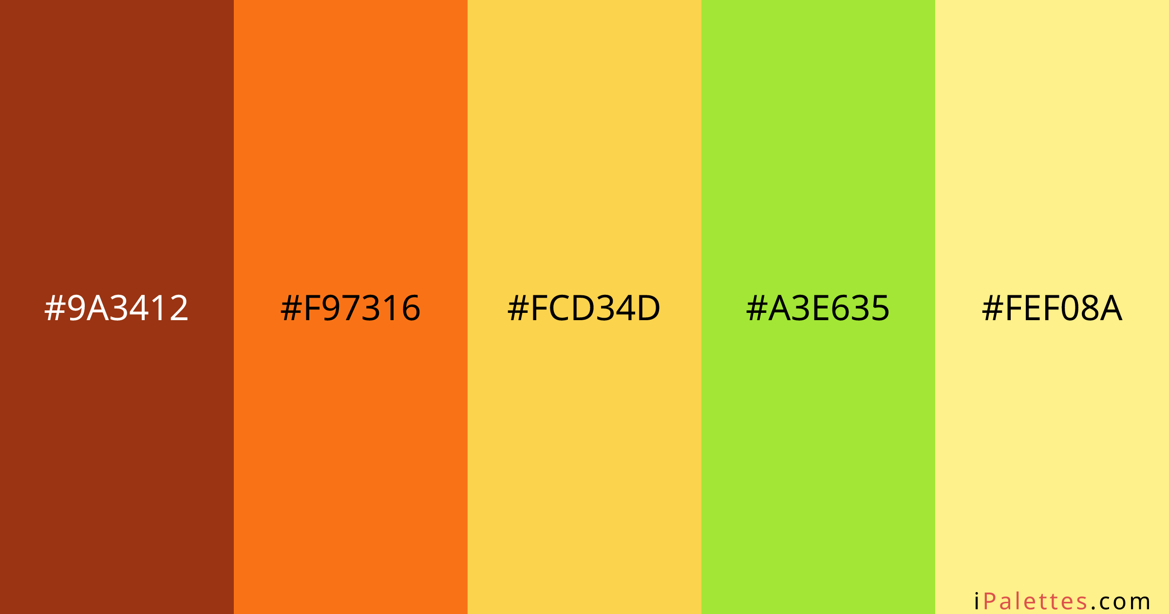 Color me beautiful autumn Color Palette and colors #9A3412 #F97316 # ...