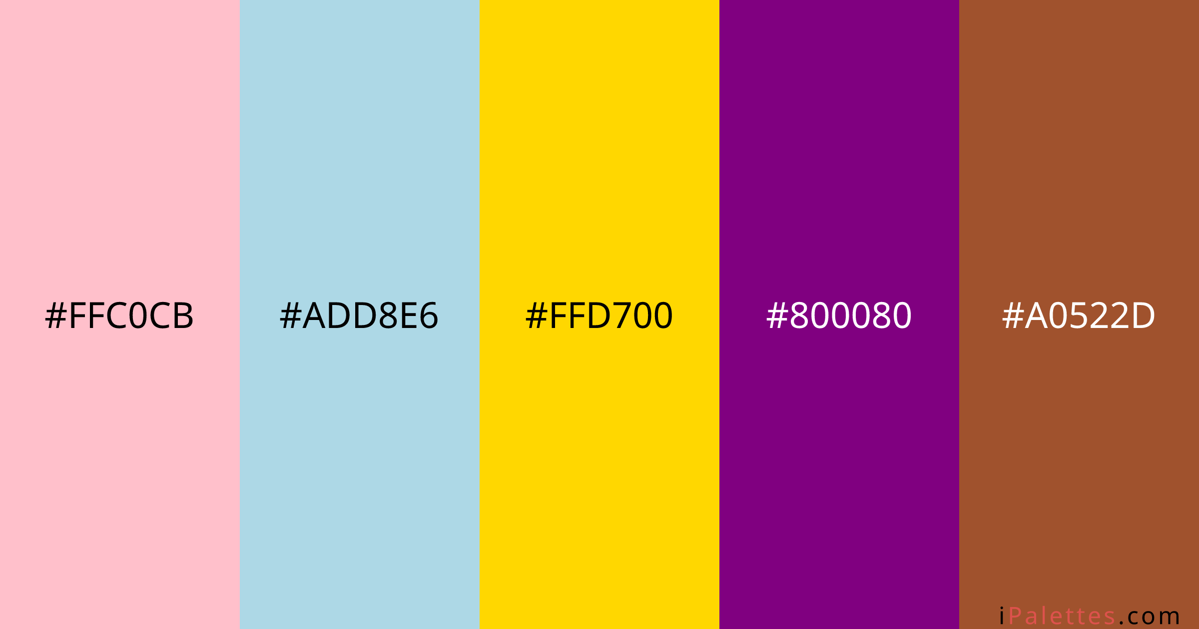 Taylor Swift Eras Color Palette and colors #FFC0CB #ADD8E6 #FFD700 ...