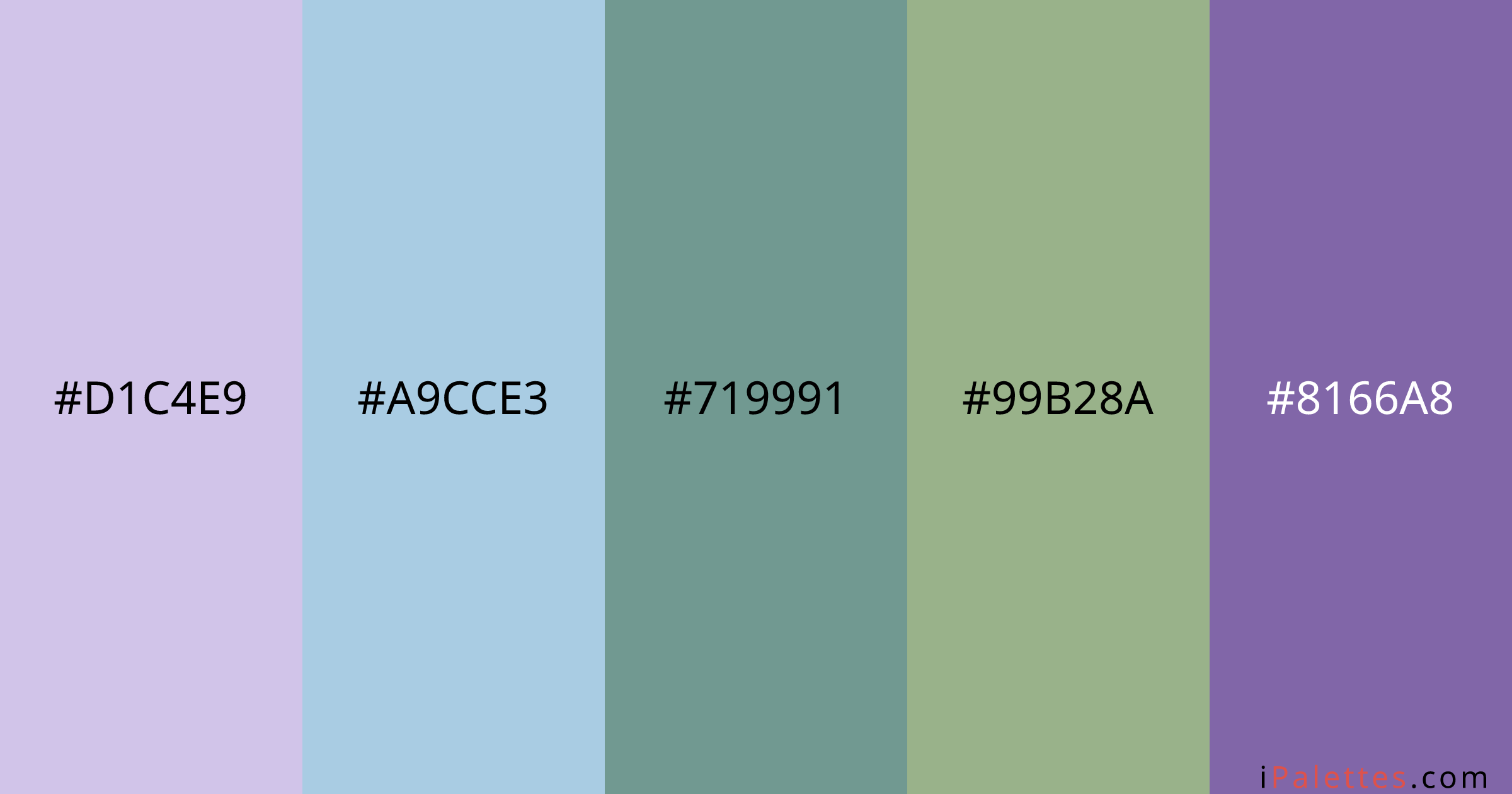 Pokemon ghost grass type Color Palette and colors #d1c4e9 #a9cce3 ...