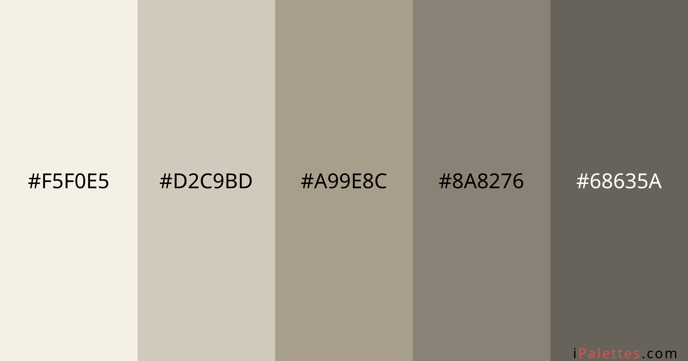 Ammonite shell Color Palette and colors #f5f0e5 #d2c9bd #a99e8c #8a8276 ...